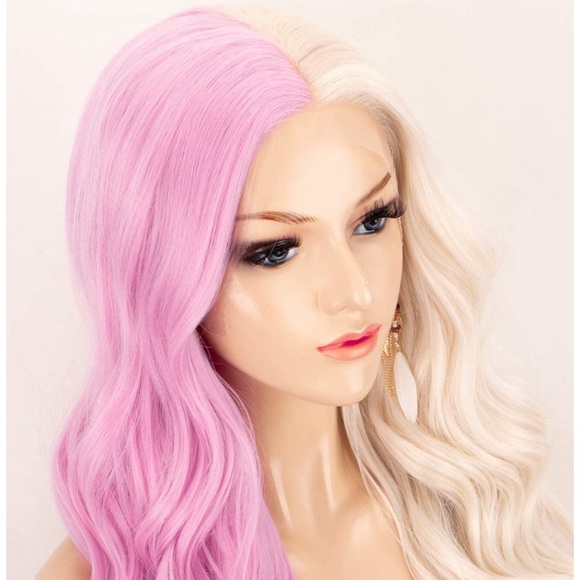 Accessories | 24 Split Dye Blonde Ombr Lace Front Wig New | Poshmark